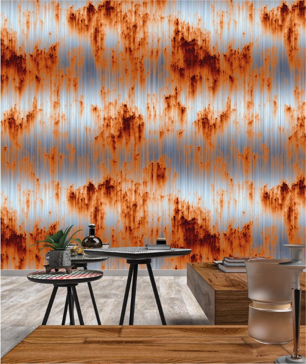 Papier Peint Effet Rouille